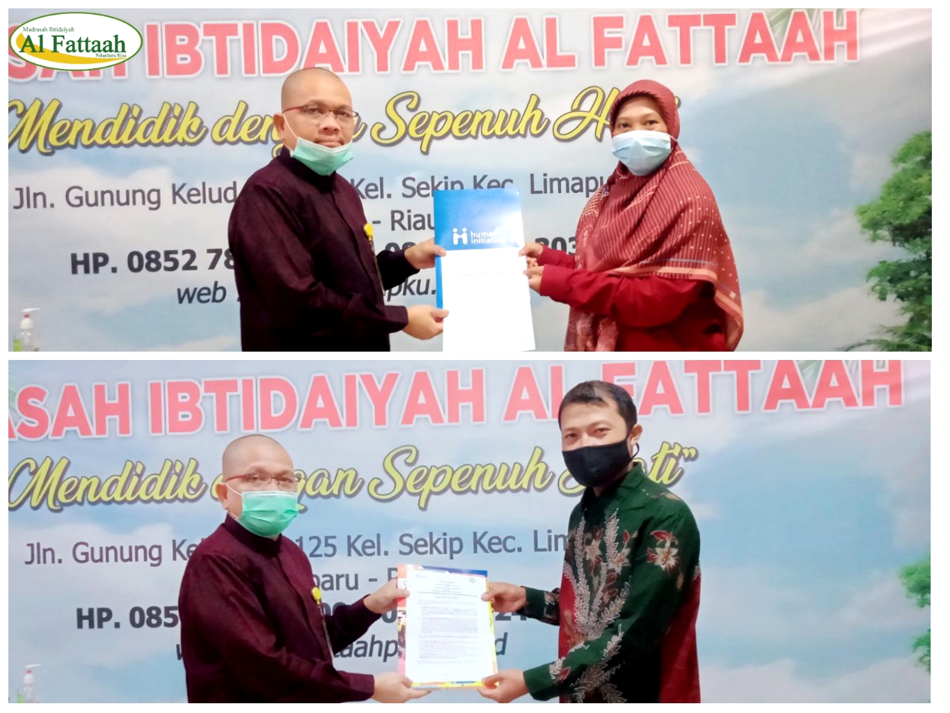 Penandatangan MoU antara Mi Al Fattaah dengan Human Initiative Riau ...